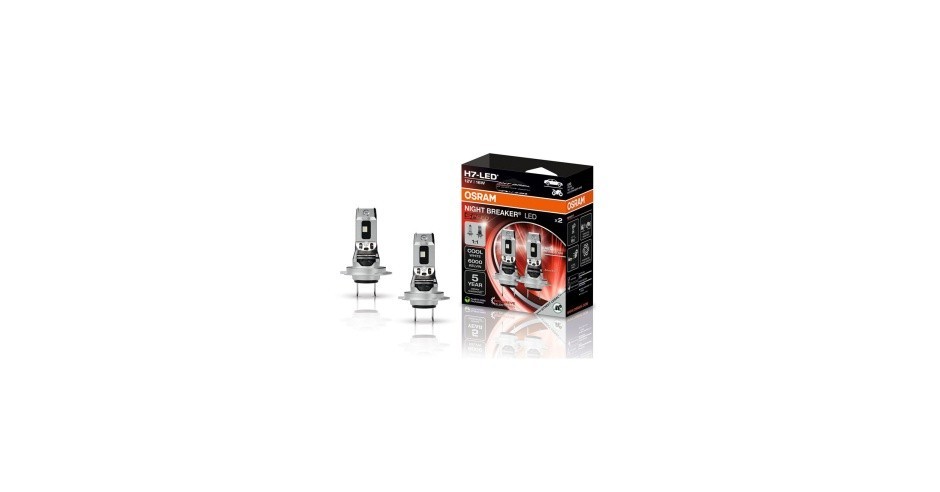 Set 2 Becuri Osram Night Breaker Led Speed H7 +230% Omologare RAR ...