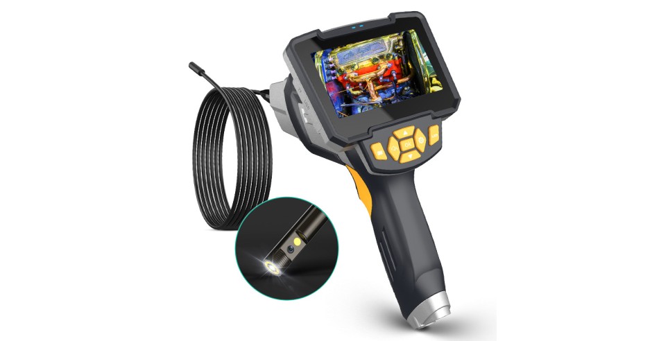 Camera inspectie endoscop cu camera dubla si display 4.3 inch ...