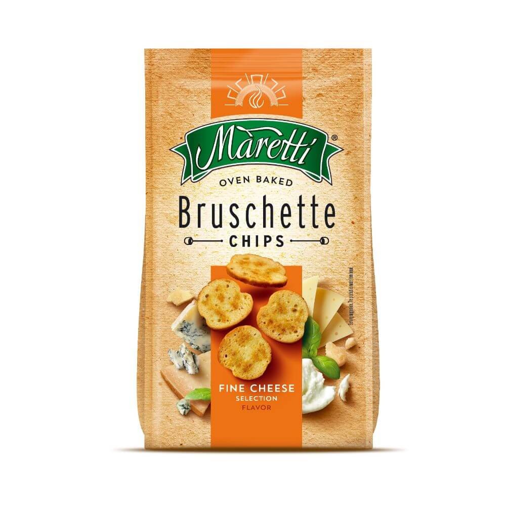 Bruschette Maretti cu Aroma de Branza, 70 g, Bruschette Italienesti ...