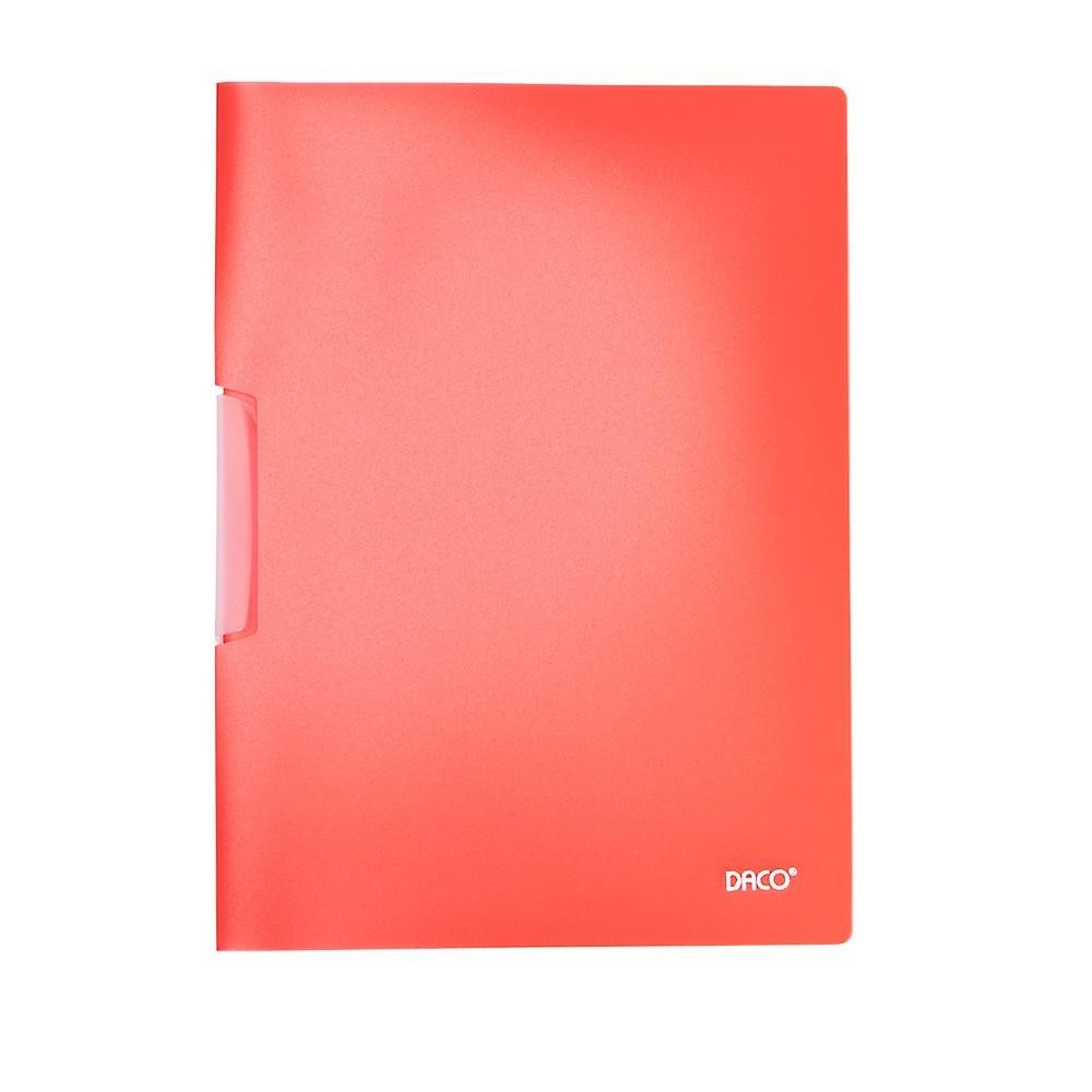 Mapa A4 cu Clips Daco, 226x310x5 mm, Plastic, Rosu, Mapa Plastic, Mape ...
