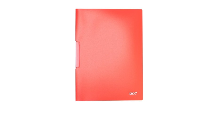 Mapa A4 cu Clips Daco, 226x310x5 mm, Plastic, Rosu, Mapa Plastic, Mape ...