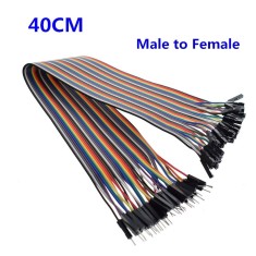 10 cabluri (40cm) dupont MAMA-TATA female-male Arduino cablu breadboard ...