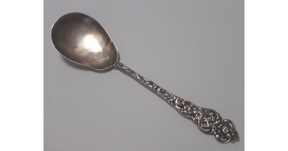 LINGURA argint pentru SOSURI marcaje VECHI multiple RARA de colectie ...