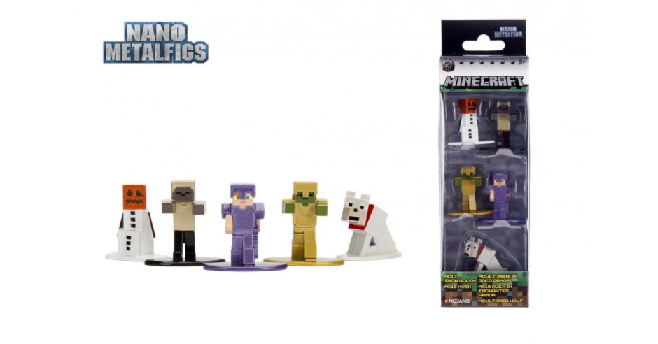 MINECRAFT SET FIGURINE METALICE SCARA 1 LA 65 | arhiva Okazii.ro