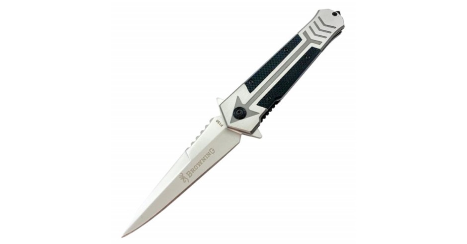 Cutit briceag Browning 22,5 cm, model Black Arrow, lama stilet cu varf ...