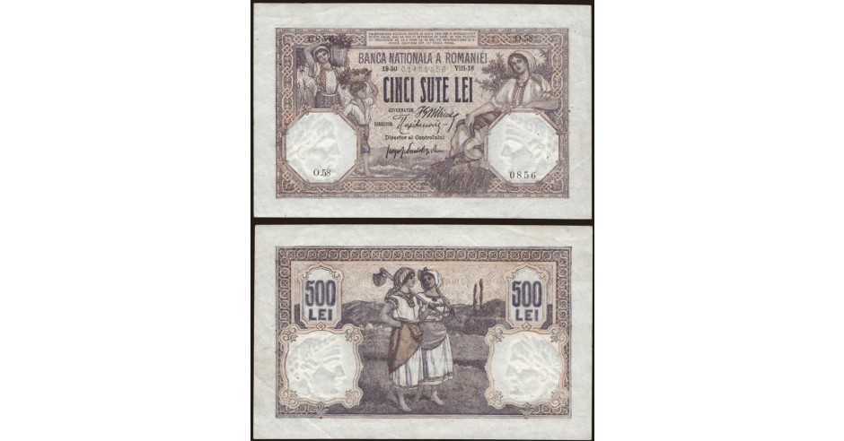 bancnota 500 lei 1918 UNC | arhiva Okazii.ro