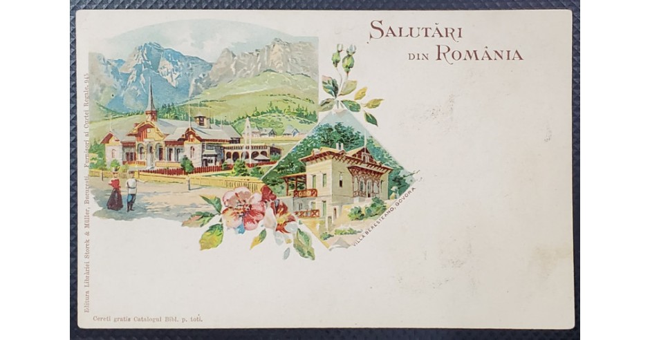 SALUTARI DIN ROMANIA , VILA BERESTEANO , GOVORA , CROMOLITOGRAFIE , CLASICA | Okazii.ro
