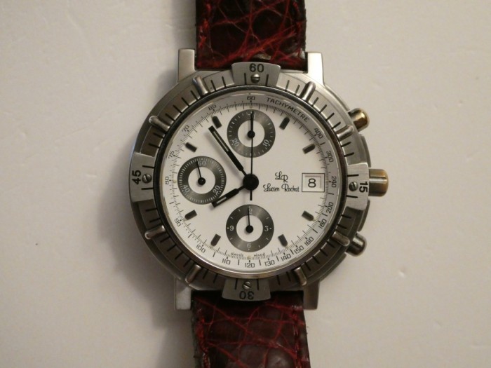 CEAS LUCIEN ROCHAT - Din Argint + Otel - 42mm - Chrono - Automatic ...