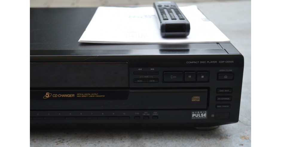 Cd Player Sony CDP CE 505 cu Telecomanda Originala si Prospect | arhiva ...