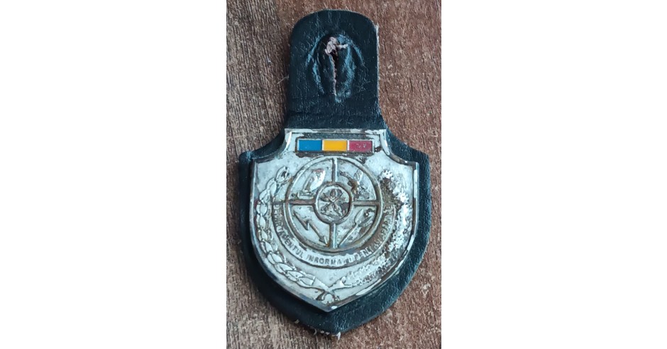 QW8 20 - Insigna - tematica militara - informatii militare - suport de ...