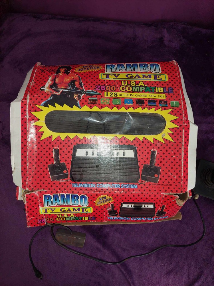 Consola Rambo-Clona Atari 2600 Joc pe televizor vechi.De colectie ...