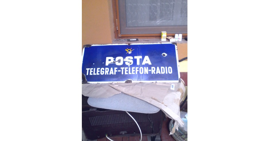 Reclama veche perioada comunista Posta Telefon Telegraf Radio Tabla ...