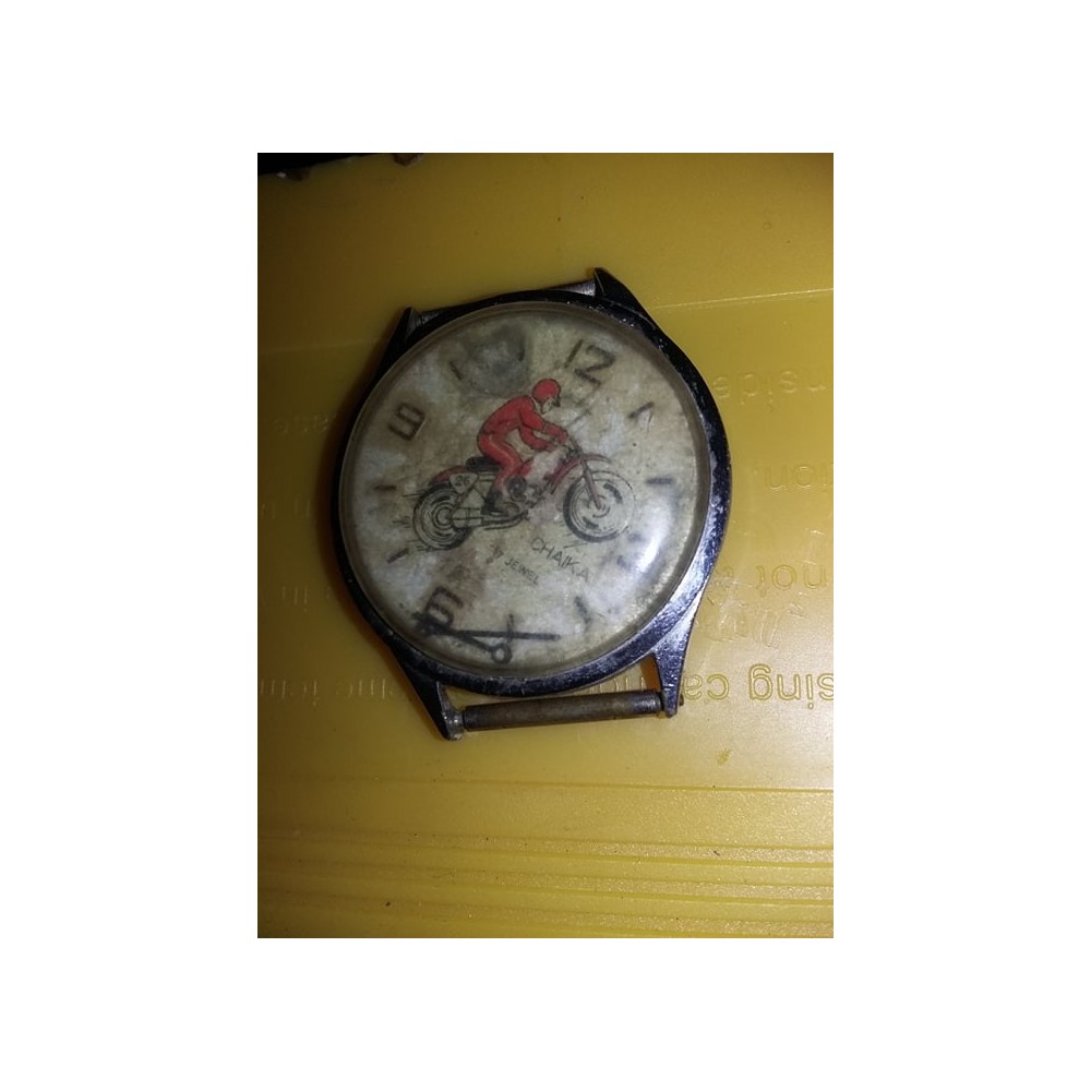 Ceas de mana vechi,ceas RUSESC imagine MOTOCICLETA,ceas mecanic CHAIKA ...