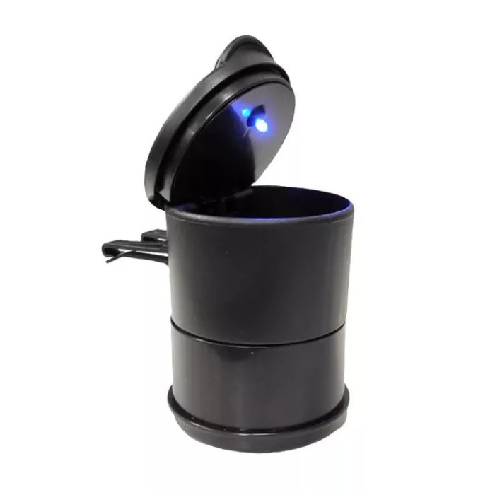 Scrumiera auto LED CTC036 cu suport de prindere | Okazii.ro