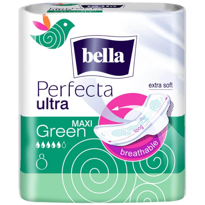 Set 8 Absorbante Bella Perfecta Maxi Green | Okazii.ro