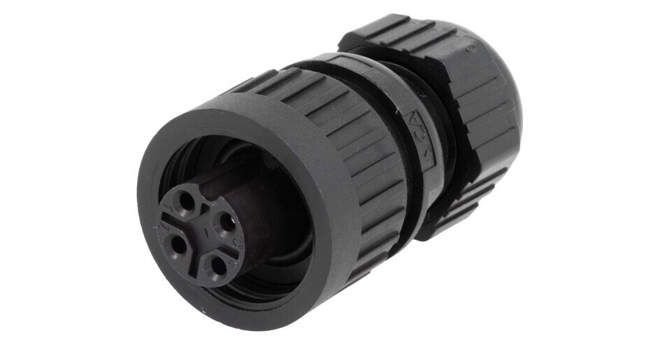 Conector Circular Mamă IP67 4 PIN PE Cablu | Okazii.ro