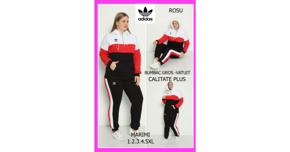 TRENINGURI DAMA,ADIDAS- MARIMI MARI 2.3XL, BUMBAC GROS VATUIT ...