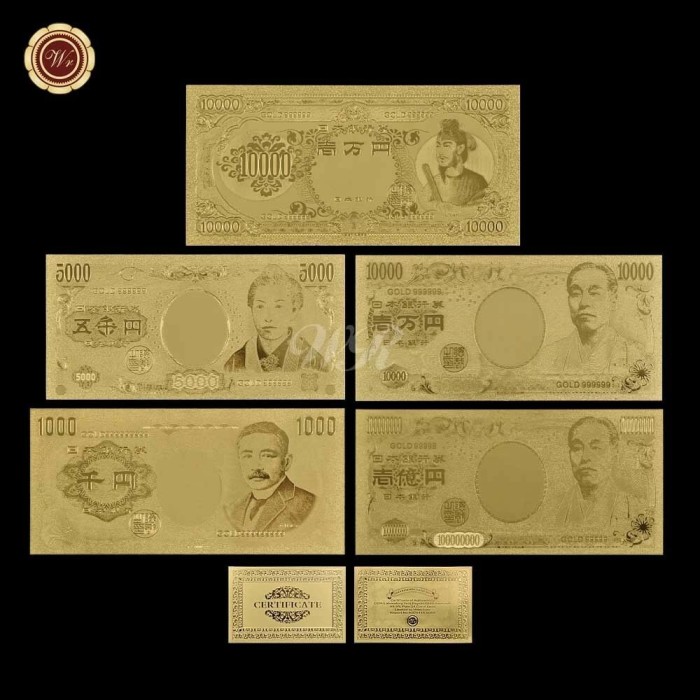 A2870 Japan Japonia 1000 5000 10000 100000000 yen Fantezie Aurita Aur ...