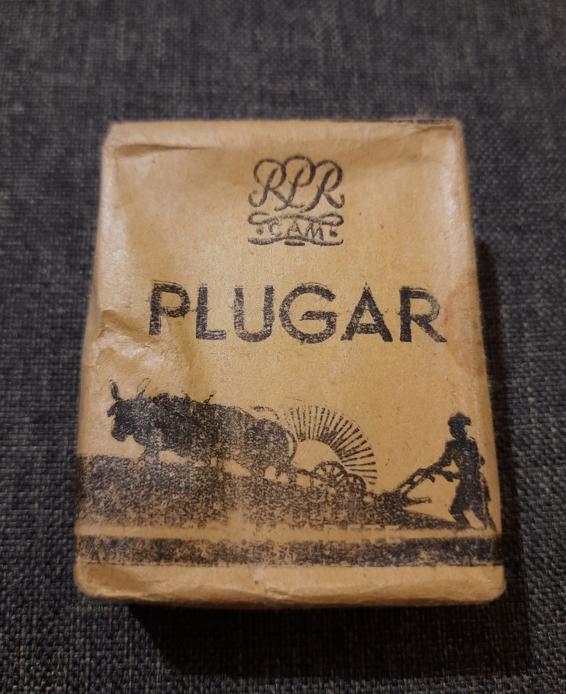 Pachet plin tigari PLUGAR anii 1940 | arhiva Okazii.ro