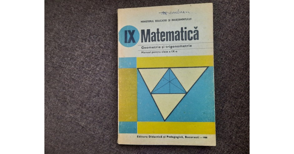 MATEMATICA GEOMETRIE SI TRIGONOMETRIE CLASA A IX A FLORICA VORNICESCU ...