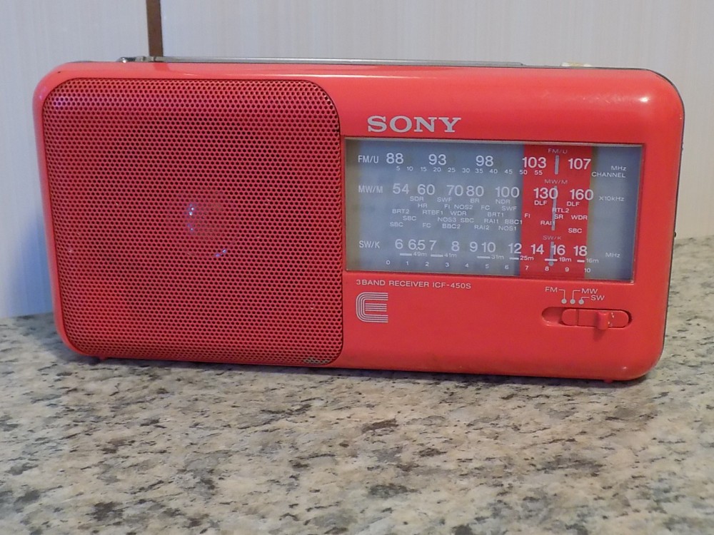 Rar /// 1988 Radio Sony ICF-450S MINI 3 BAND Receiver AM/FM/SW | arhiva ...