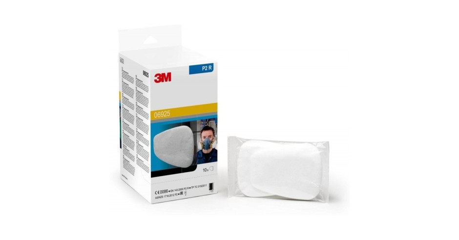 3M Set 2 Buc Prefiltru Pentru Particule P2 Pentru Masca Gaze 06925 ...