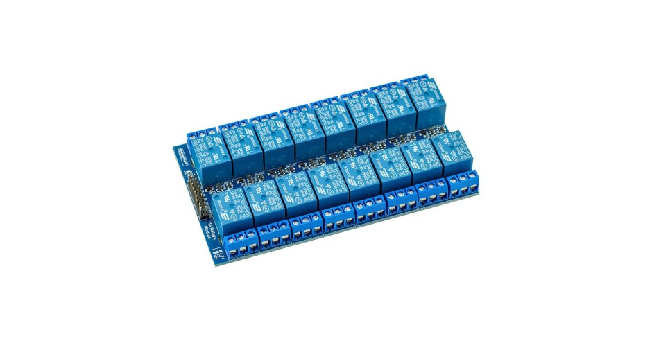 Releu 16 canale / 12V relay 16 channels Arduino, relee (r.6640Z ...