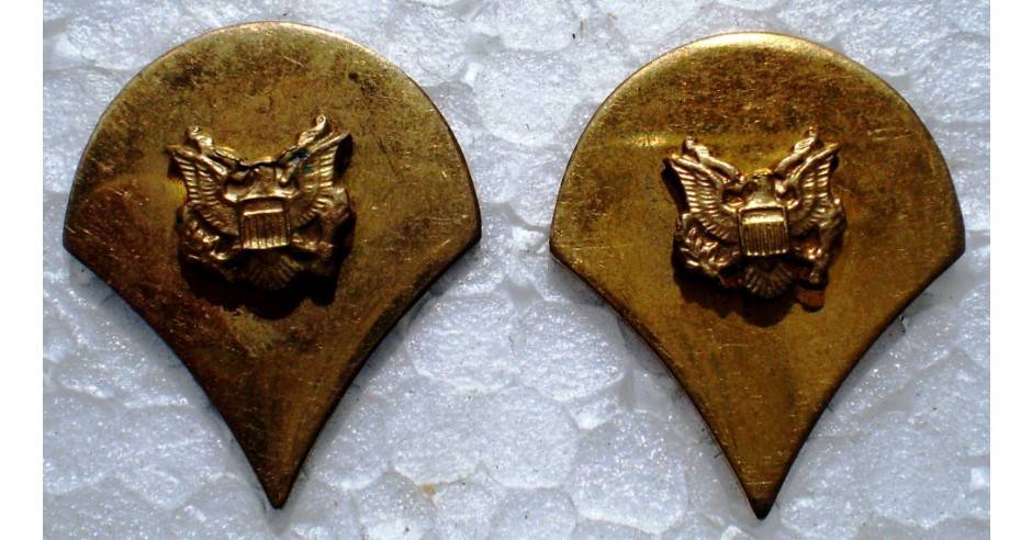 I.027 USA SUA PERECHE INSEMNE GRADE MILITARE US ARMY SPC SPECIALIST E-4 ...