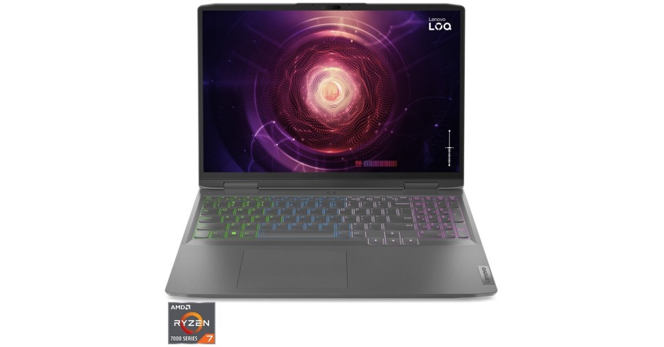 Laptop Gaming Lenovo LOQ 16APH8 cu procesor AMD Ryzen? 7 7840HS pana la 5.1 GHz, 16, WUXGA, IPS ...