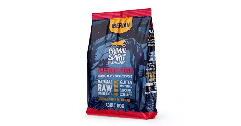 Primal Spirit Dog 70% Iberian Pork with Ham 1 kg | arhiva Okazii.ro