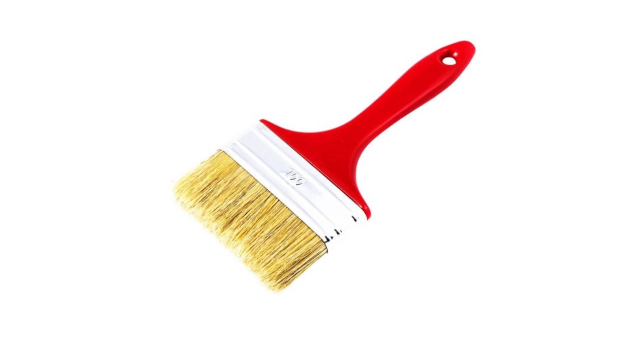 Pensula Plastic de Vopsit Sentosa, 100 mm, Rosie, Pensula Universala ...