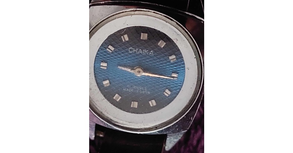 Ceas mecanic de mana vechi,ceas CHAIKA.Made in URSSS,Frumos-Defect ...