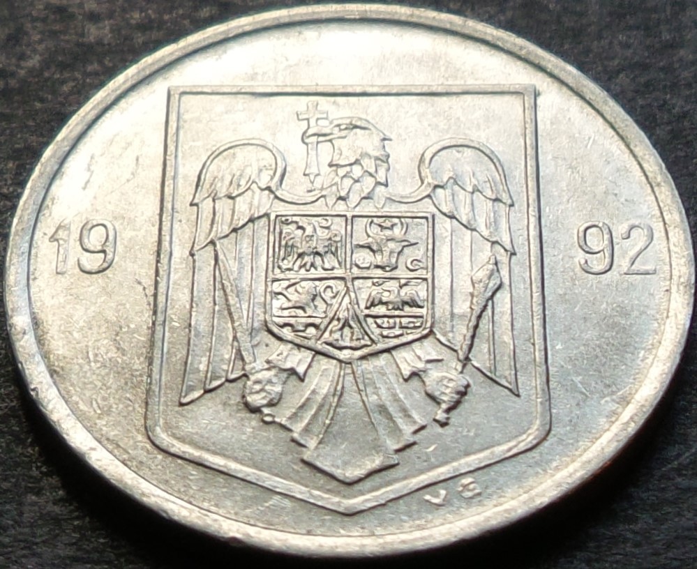 Moneda 5 LEI - ROMANIA, anul 1992 *cod 3701 | arhiva Okazii.ro