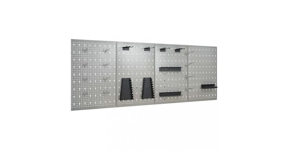 Panouri pentru scule de perete, 4 buc., 40 x 58 cm, oțel | Okazii.ro