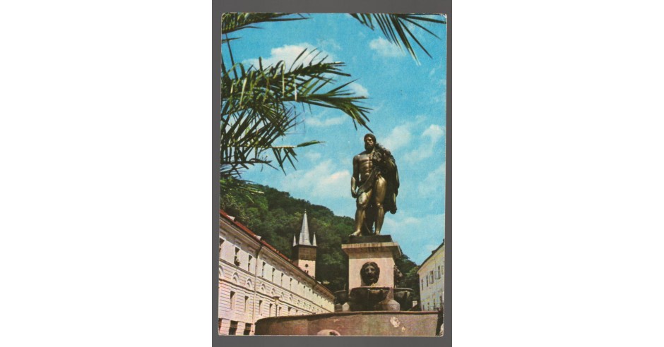 CPIB 19087 CARTE POSTALA - BAILE HERCULANE. STATUIA LUI HERCULE ...