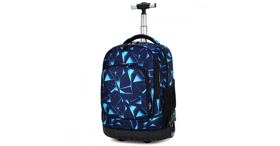 Ghiozdan Troler Multifunctional cu Rotile, Rucsac de Capacitate Mare ...