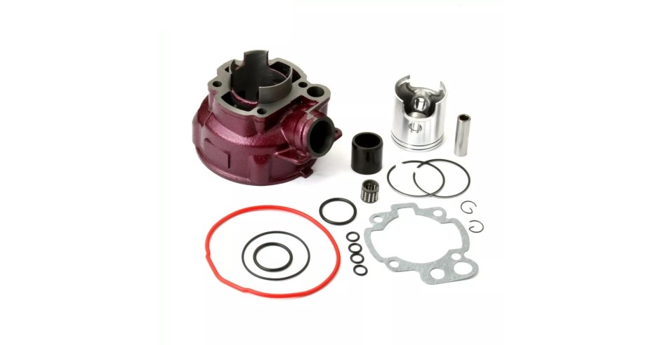 Kit Cilindru Motor 90cc Minarelli AM6, 49mm, 2T, Apa - Set Motor Scuter ...