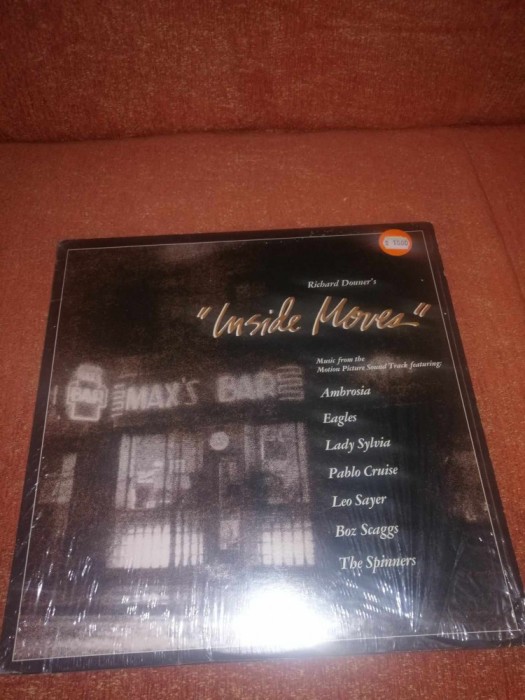 Inside Moves Soundtrack Eagles Leo Sayer Boz Scaggs Ambrosia vinil vinyl | Okazii.ro