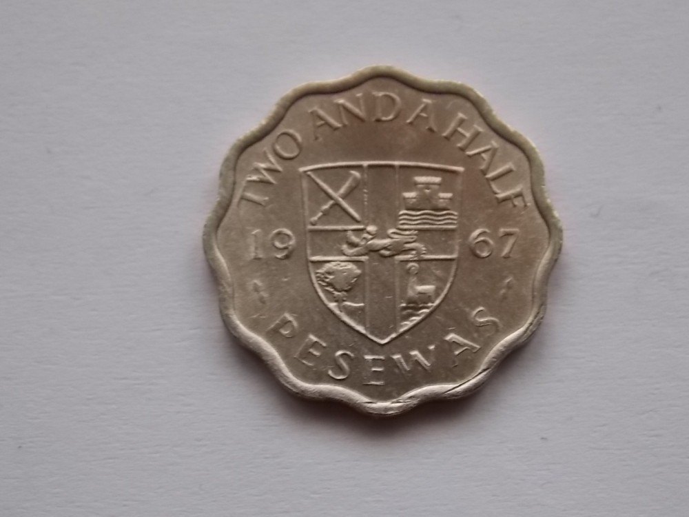 2 1/2 PESEWAS 1967 GHANA | arhiva Okazii.ro