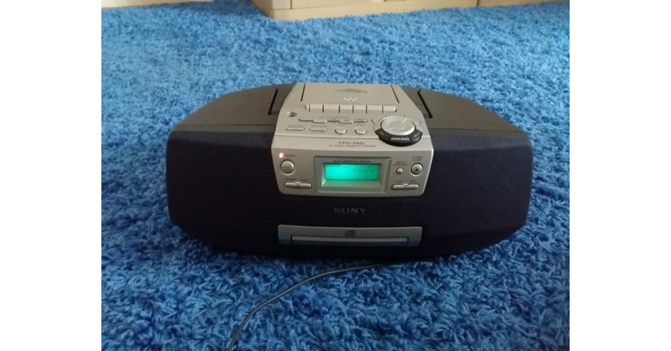 Radio casetofon boombox cu CD Sony CFD-S45L Mega Bass | arhiva Okazii.ro