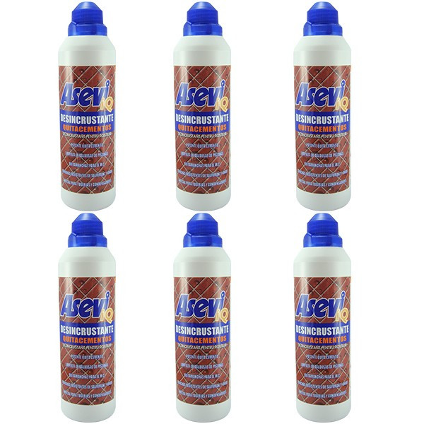 6 x Asevi dezincrustant, Solutie pentru curatat rosturi, 6 x 500ml ...