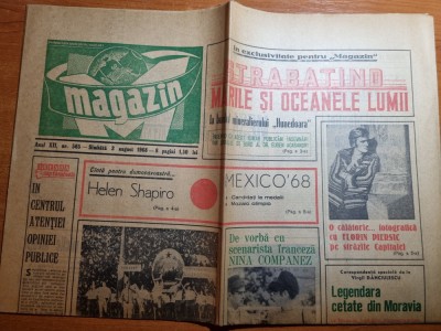 Magazin 3 august 1968-art,foto cu florin piersic prin bucuresti si ...