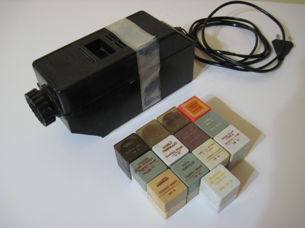 Aparat proiectie diafilme ("Tehnometalica") & 13 diafilme | arhiva ...