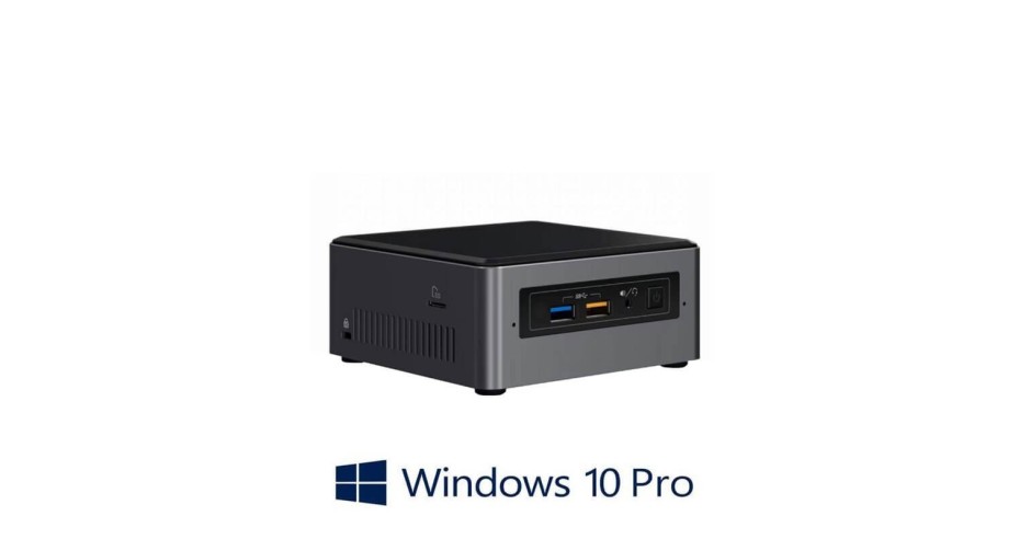Mini PC Intel NUC NUC7i5BNH, Intel i5-7260U, 8GB DDR4, 256GB SSD, Win 10 Pro | arhiva Okazii.ro