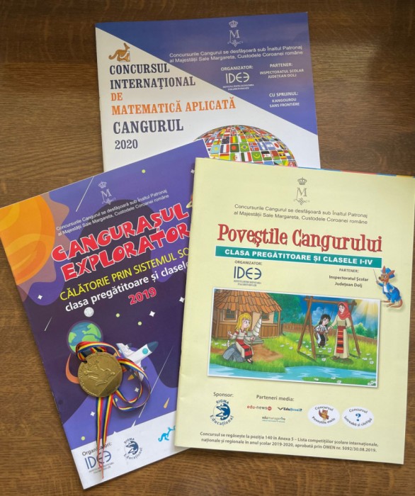 Cangurul in Vacanta. Pachet 1 Dedicat clasei pregatitoare si claselor I ...