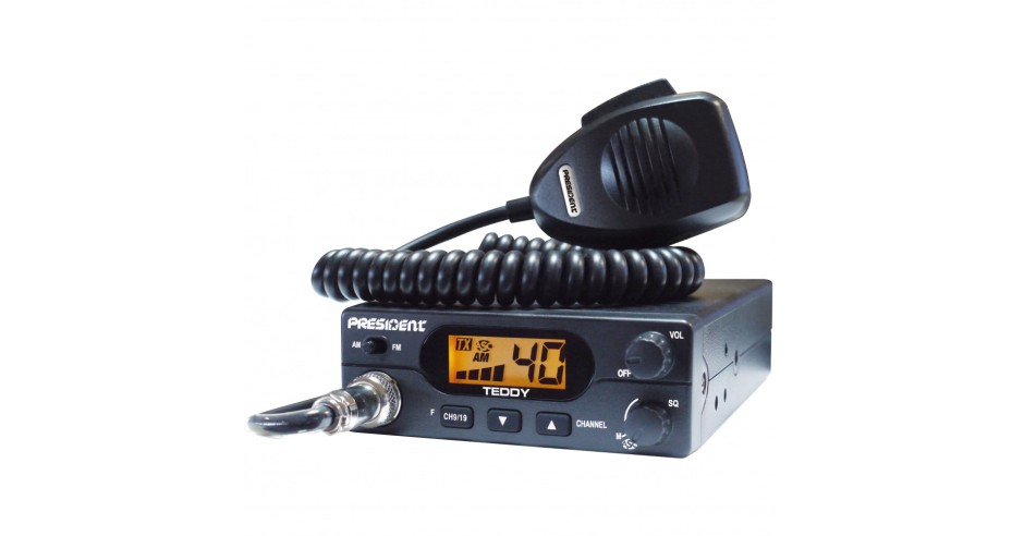 Statie Radio CB auto Medium President Teddy ASC 40 Canale AM/FM ...