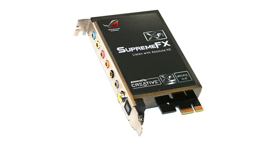 Creative ROG Supreme FX X-Fi PCIe Sound Card placa de sunet asus ...