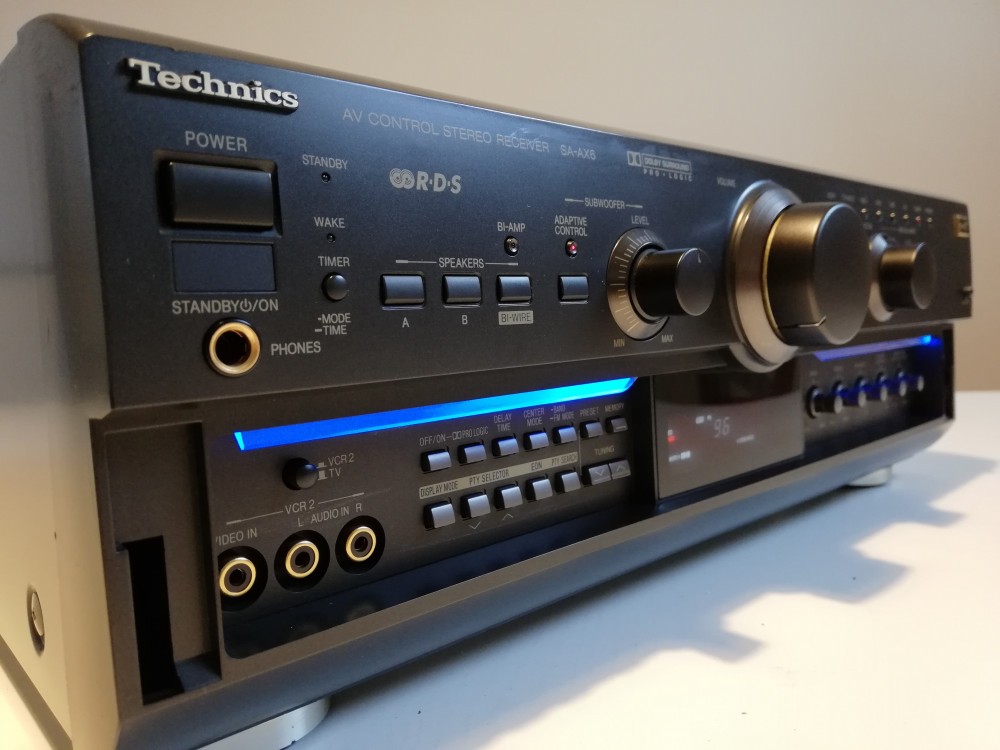 Amplificator/Stereo Receiver TECHNICS SA-AX6 - Cap de serie/Perfecta ...