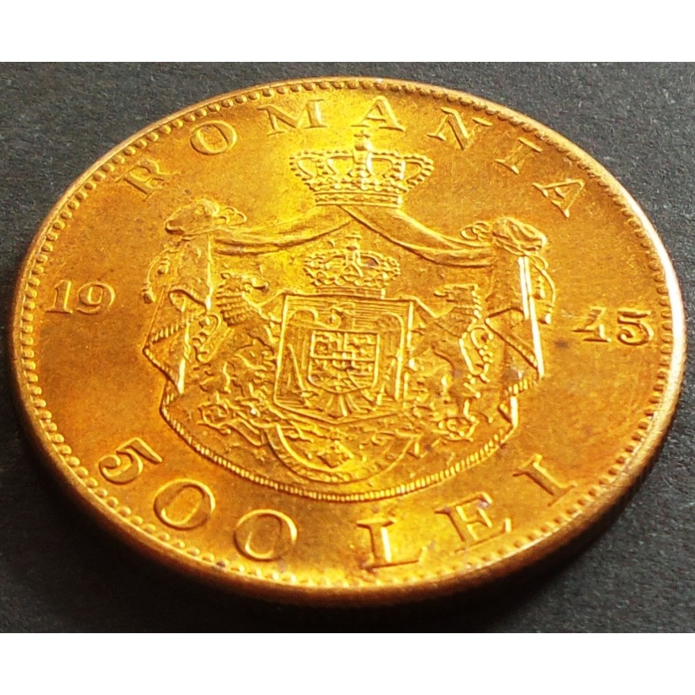 Moneda 500 Lei - ROMANIA, anul 1945 *cod 4970 --- Perfect UNC! | arhiva ...