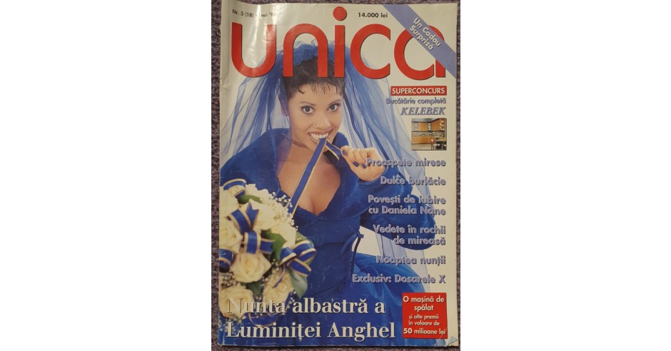 Revista Unica, nr 5 (18), Mai 1999, 112 pagini, Luminita Anghel ...